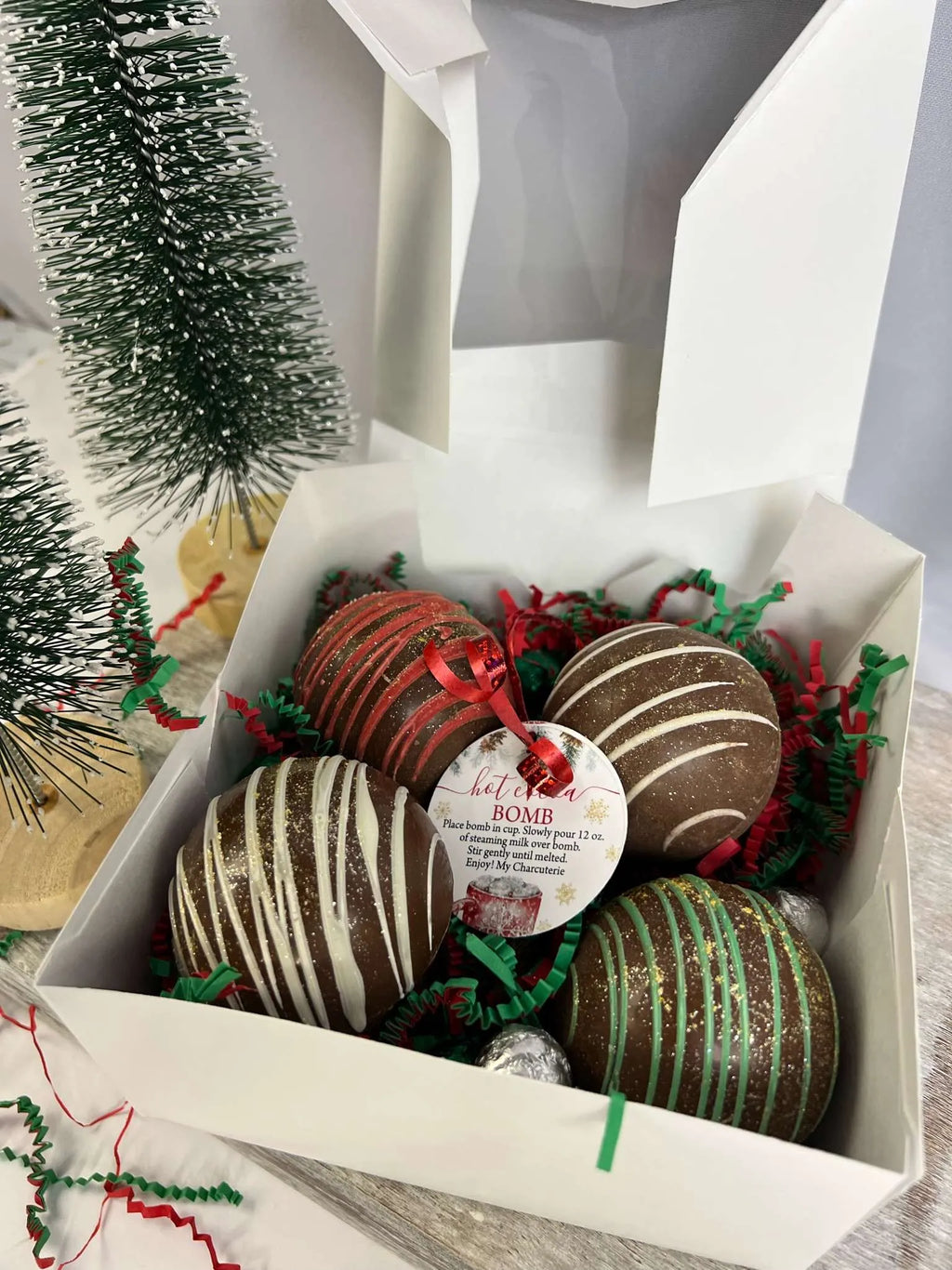 Good Tidings Hot Cocoa Bomb Gift Box – My CharCUTErie